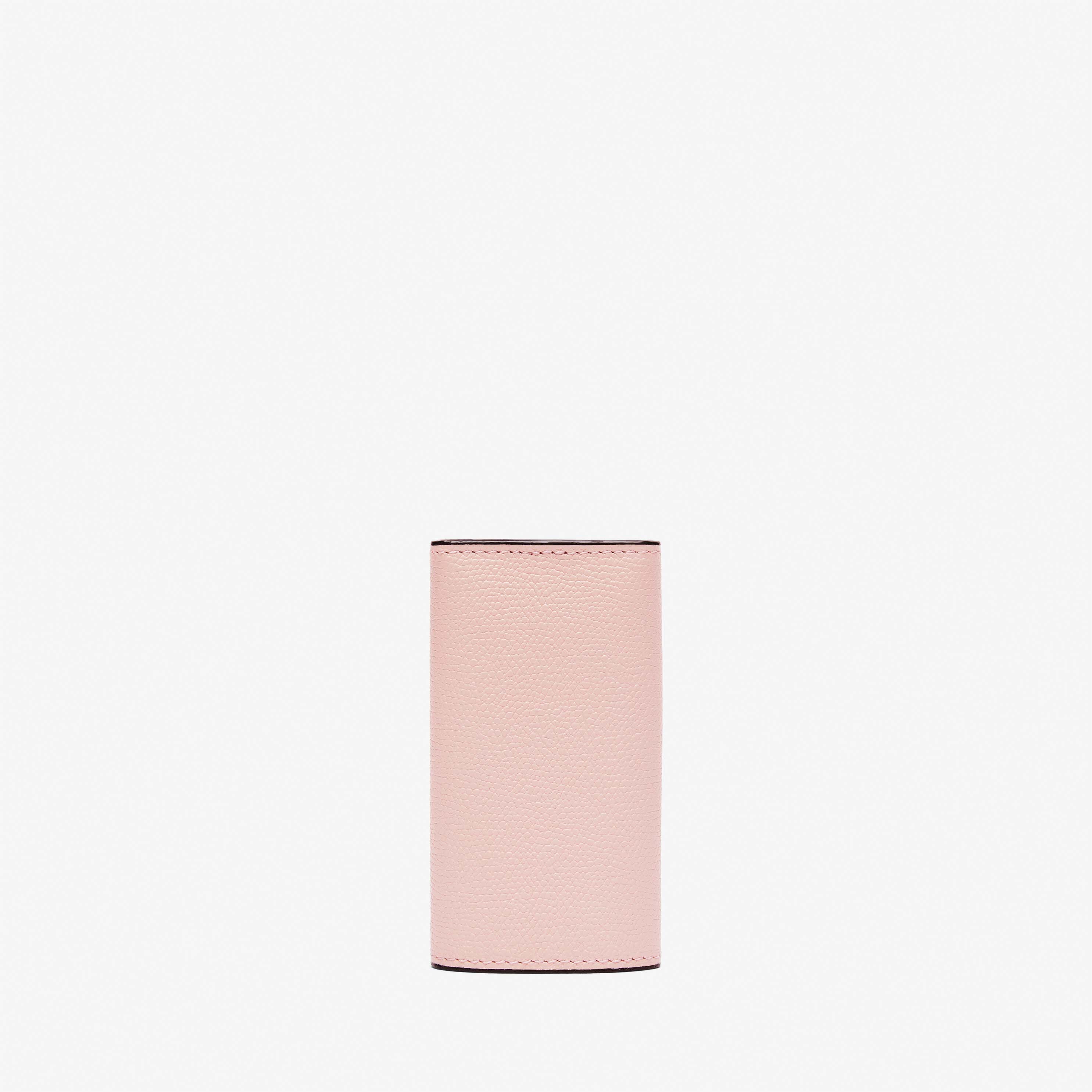 Pink Leather Key Holder | Valextra small leather goods