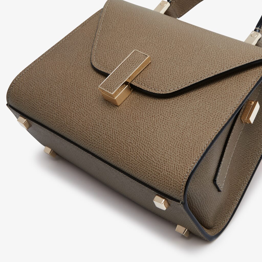 Leather Micro top handle bag | Valextra Iside