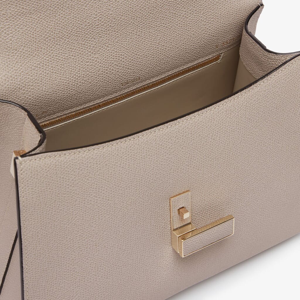 Women's Nude Pink Leather handle Medium bag | Valextra Iside